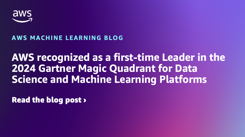 AWS recognized as a first-time Leader in the 2024 Gartner Magic ...