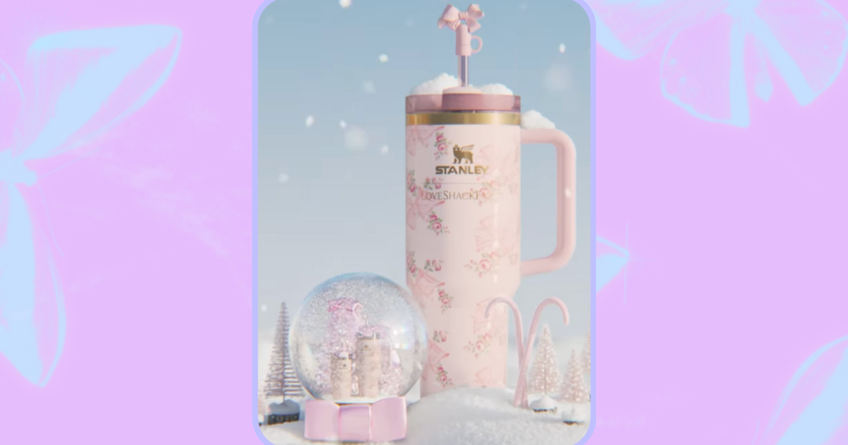 Stanley & LoveShackFancy’s Holiday 2024 Rosa Beaux Collection Is So Dreamy